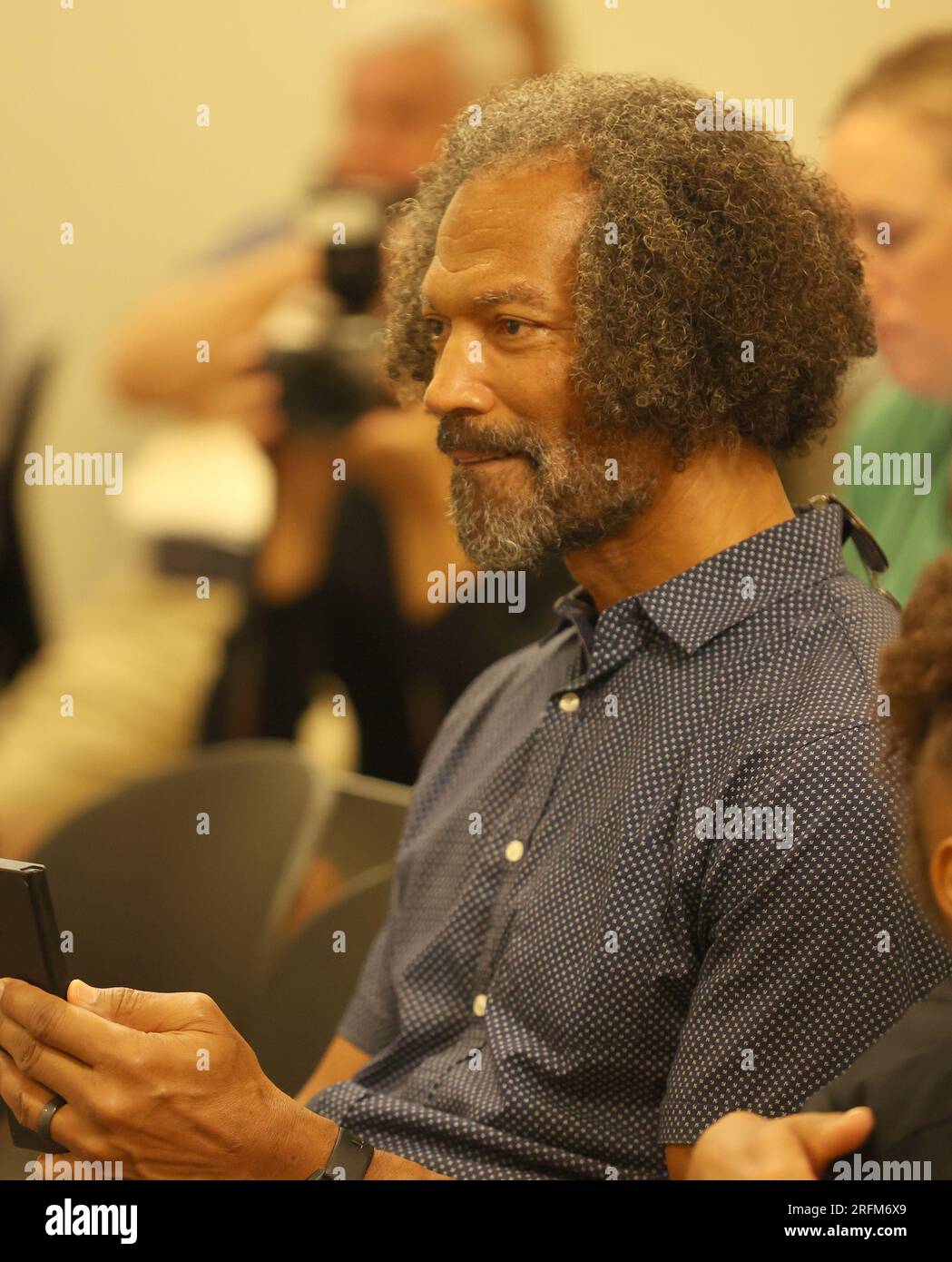 Metairie, USA. 04th Aug, 2023. Former Minnesota Vikings tight end Steve ...