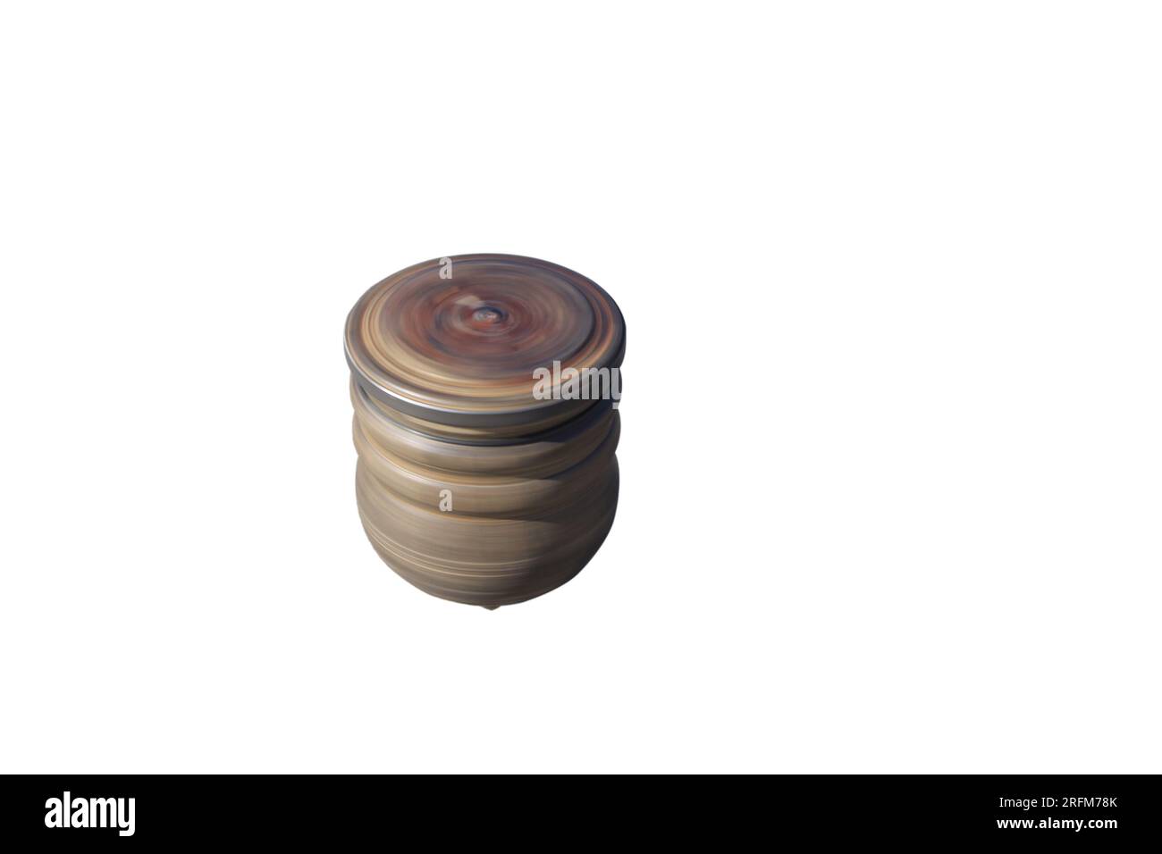 high speed rotating gyro in the white background Stock Photo - Alamy