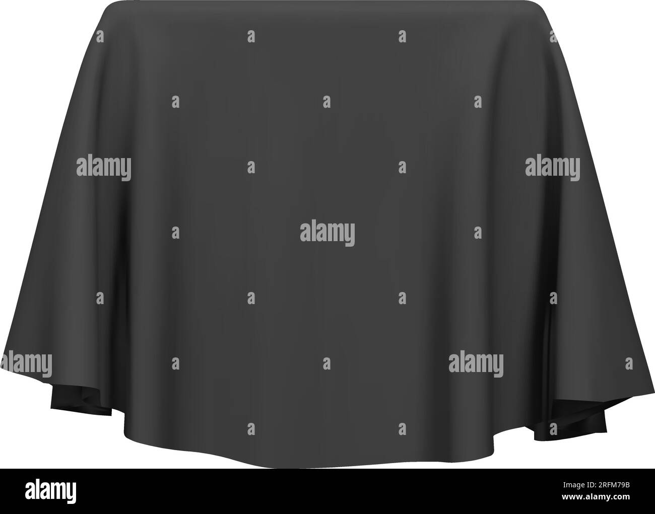 Black draped fabric Stock Vector Images - Alamy