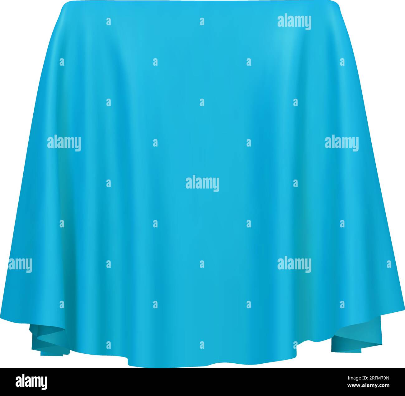 Fabric display blue Stock Vector Images - Alamy