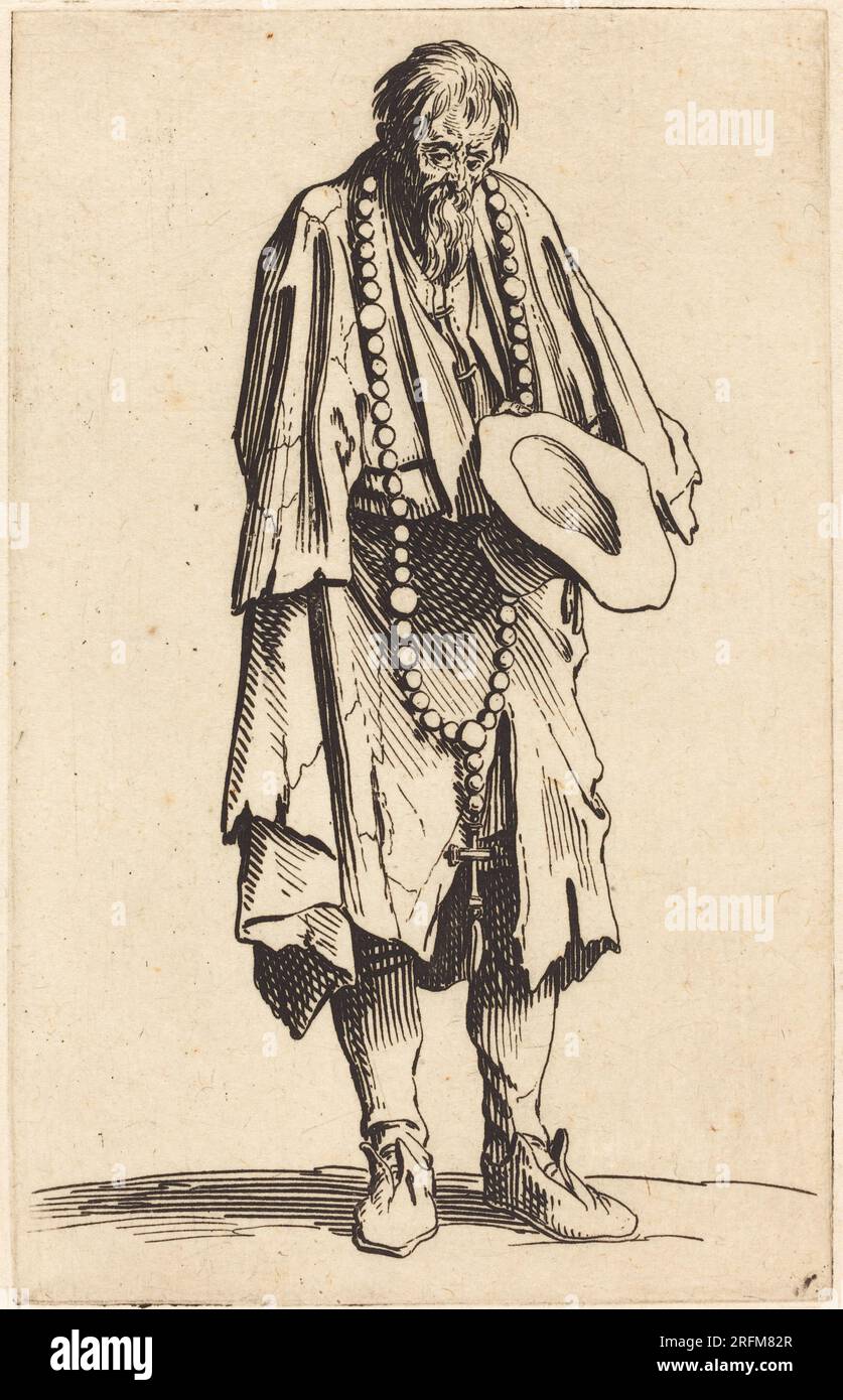 "Jacques Callot, Beggar with Rosary, c. 1622, etching, R.L. Baumfeld ...