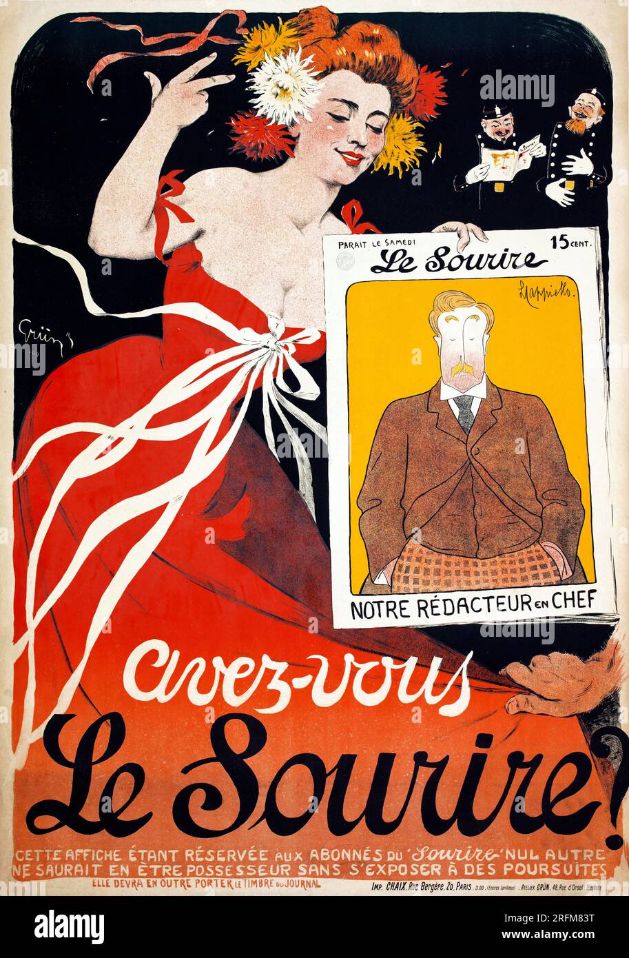 Le Sourire, magazine advertisement - Do you have "The Smile" Jules Grün ...