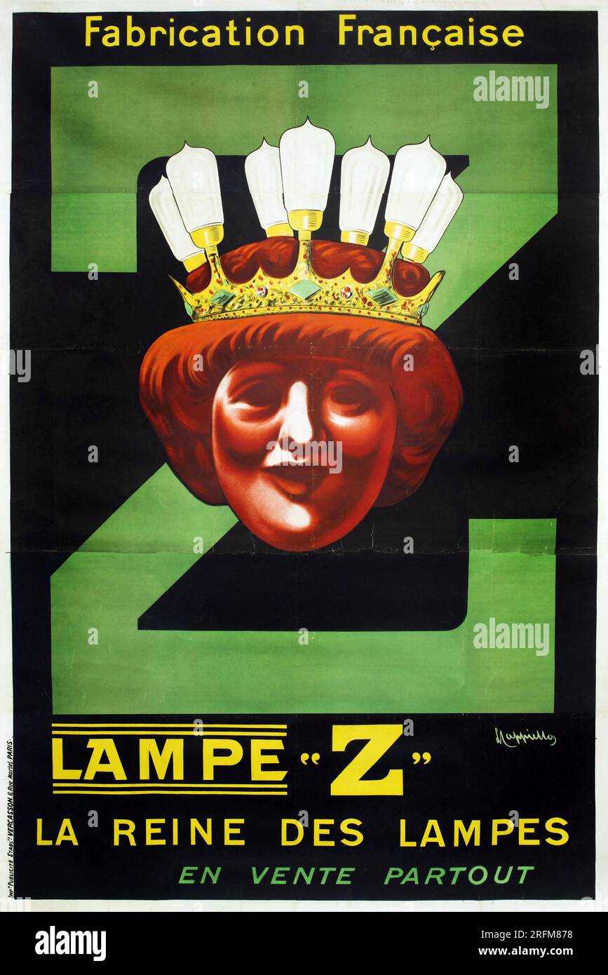 Light bulb advertising - Lampe "Z" la reine des lampes. Fabrication ...