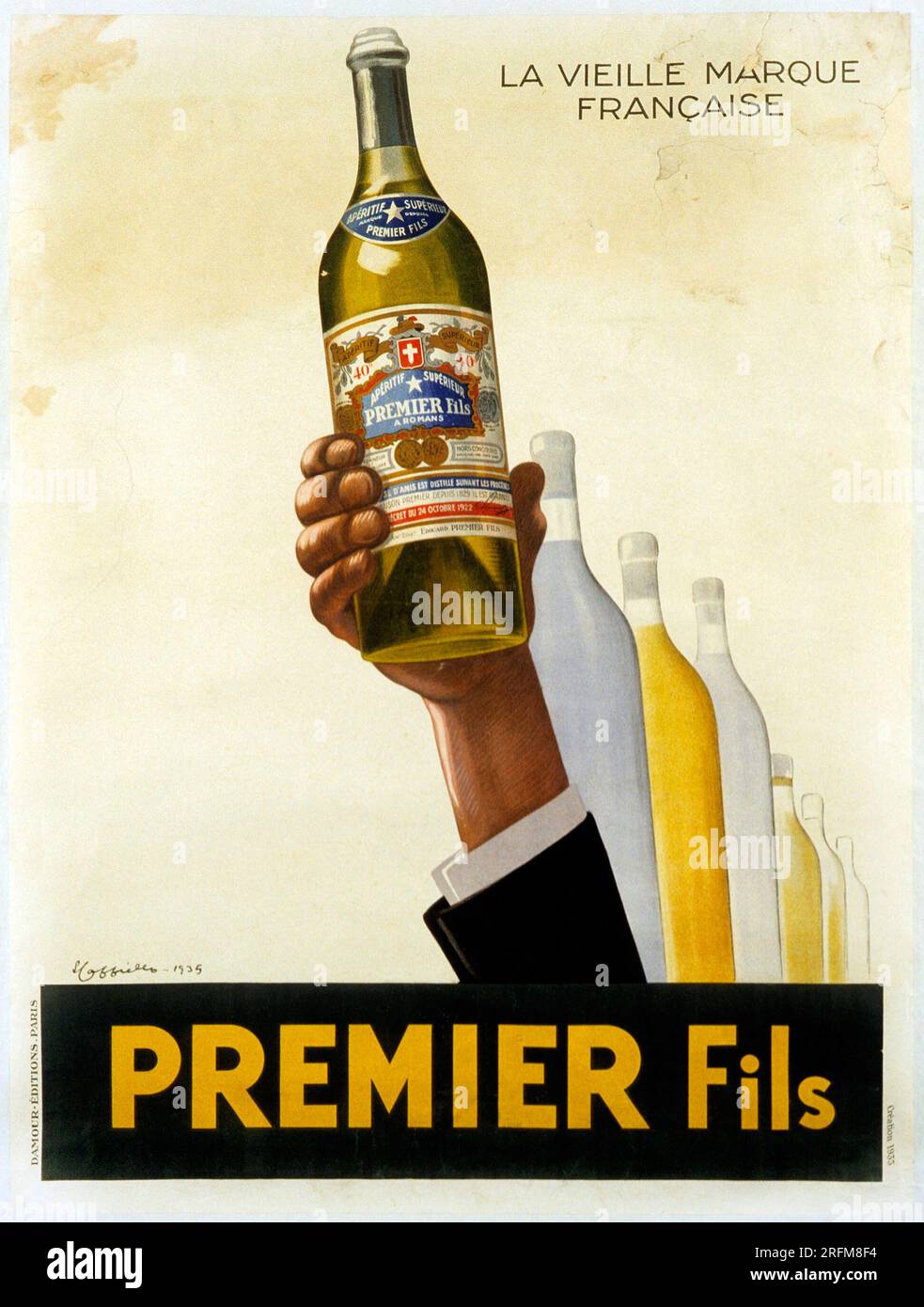 Premier Fils - The Old French Brand First Son - Vintage alcohol ...