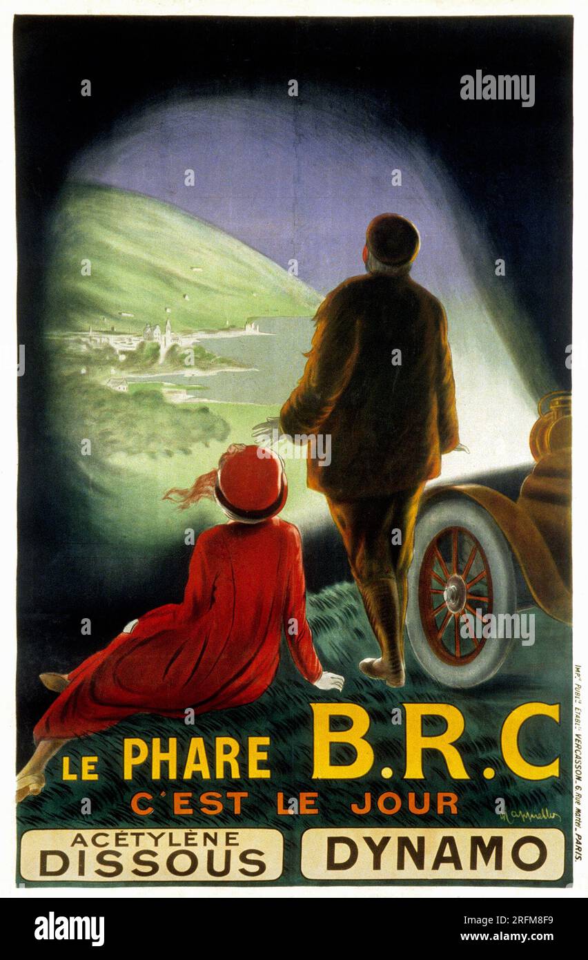 La Phare B.R.C. C'est Le Jour, Dynamo - Vintage poster by Leonetto ...