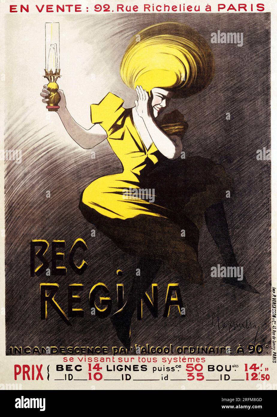 Bec Regina, France 1901 - Vintage advertisement poster by Leonetto ...