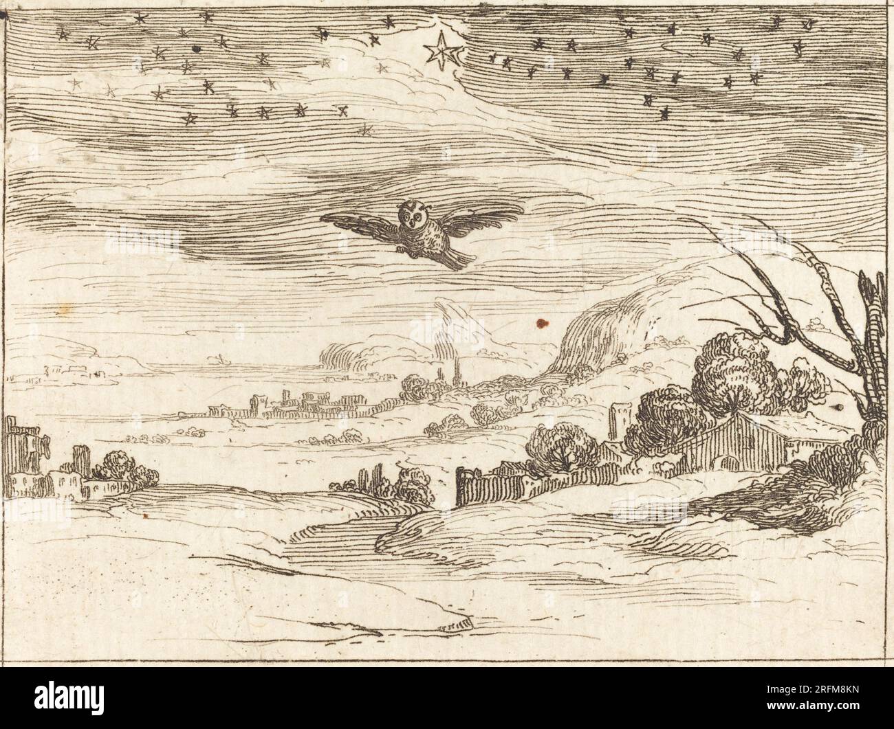 "Jacques Callot, Dawn, etching, R.L. Baumfeld Collection, 1969.15.584 ...