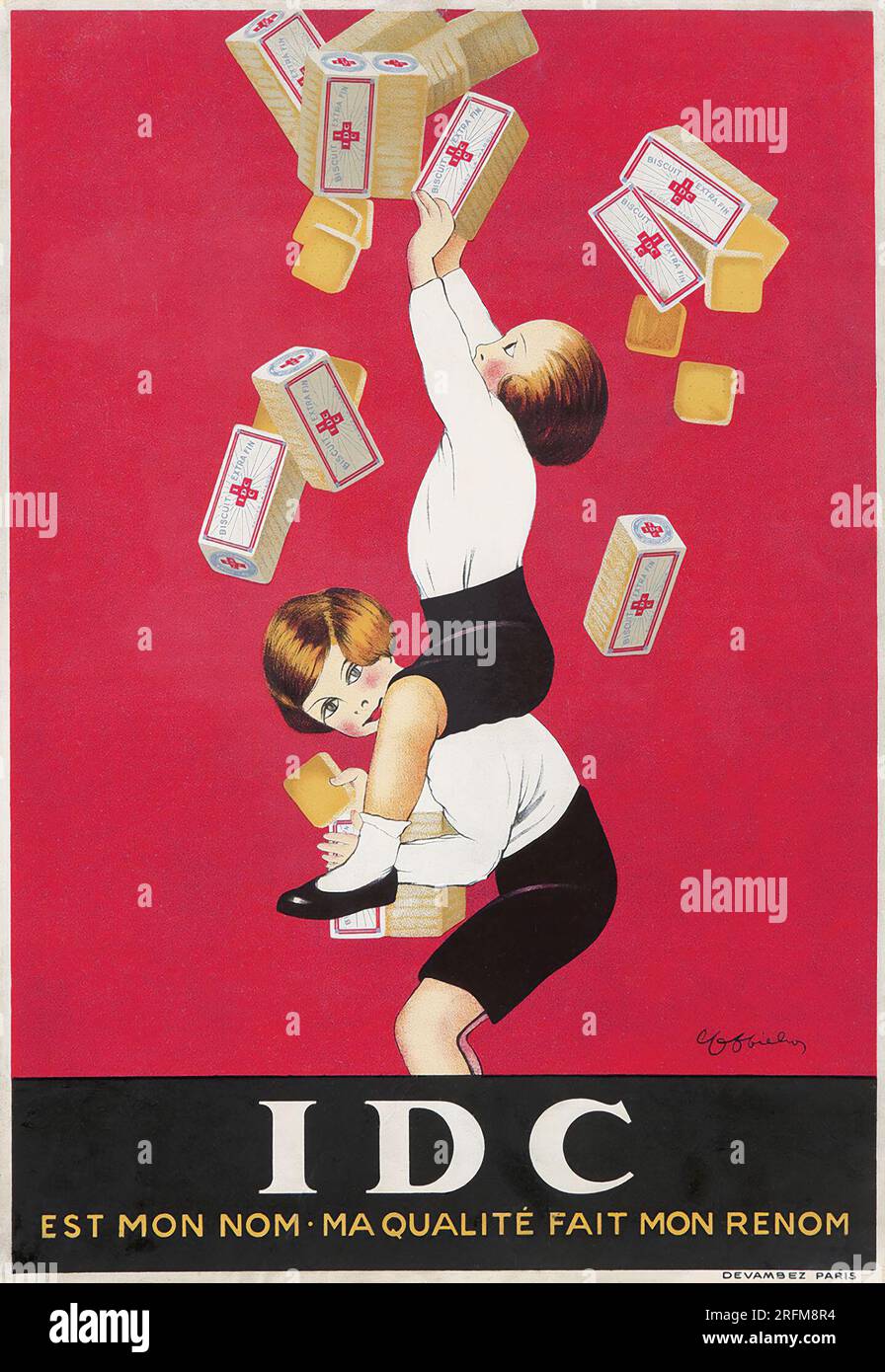 IDC, Est Mon Nom. Vintage advertisement poster by Leonetto Cappiello ...