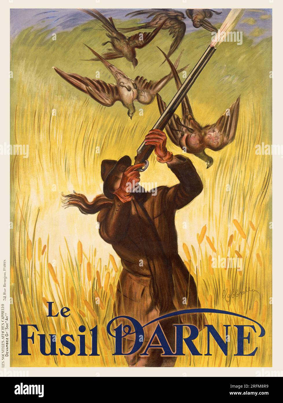 Le Fusil Darne. 1948 (created late 1930s) Vintage advertisement poster ...