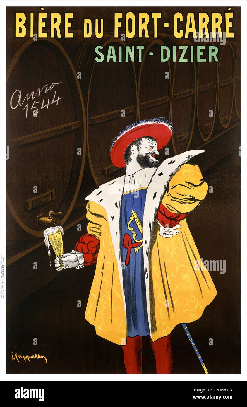 Biere du Fort Carre, France 1911- Vintage advertisement poster by ...