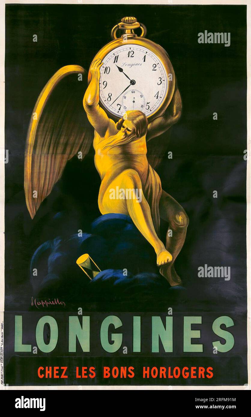 LEONETTO CAPPIELLO (1875-1942) Longines poster, 1922 Stock Photo - Alamy