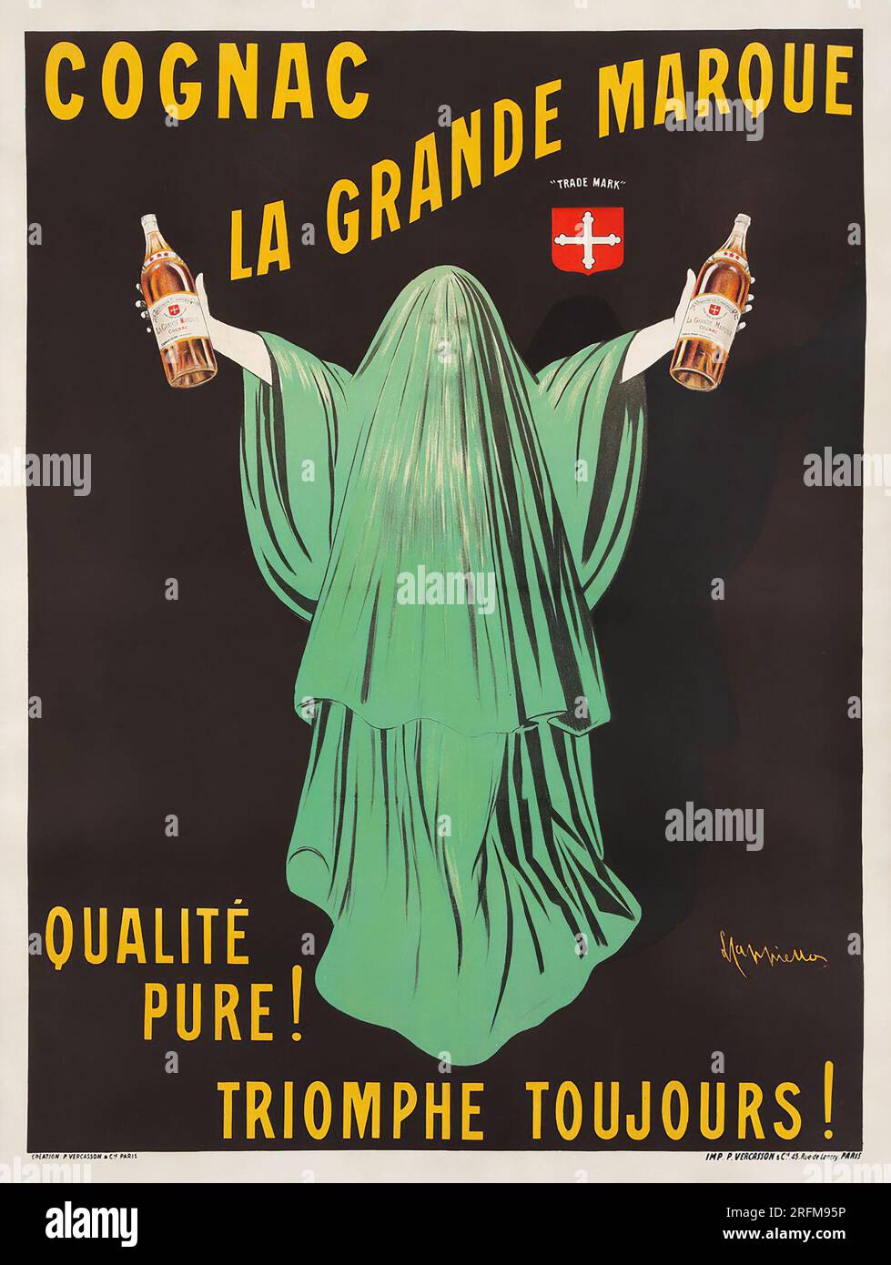 Cognac - La Grande Marque - advertisement poster by Leonetto Cappiello ...
