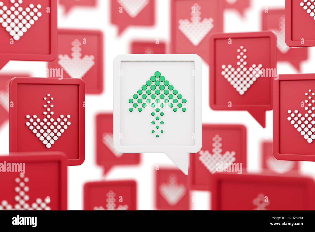 Downward trend arrow hi-res stock photography and images - Alamy