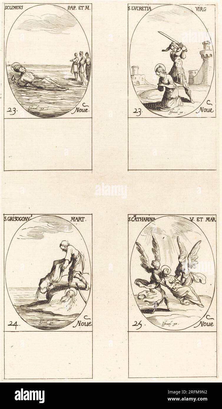 "Jacques Callot, St. Clement; St. Lucretia; St. Chrysogonus; St ...