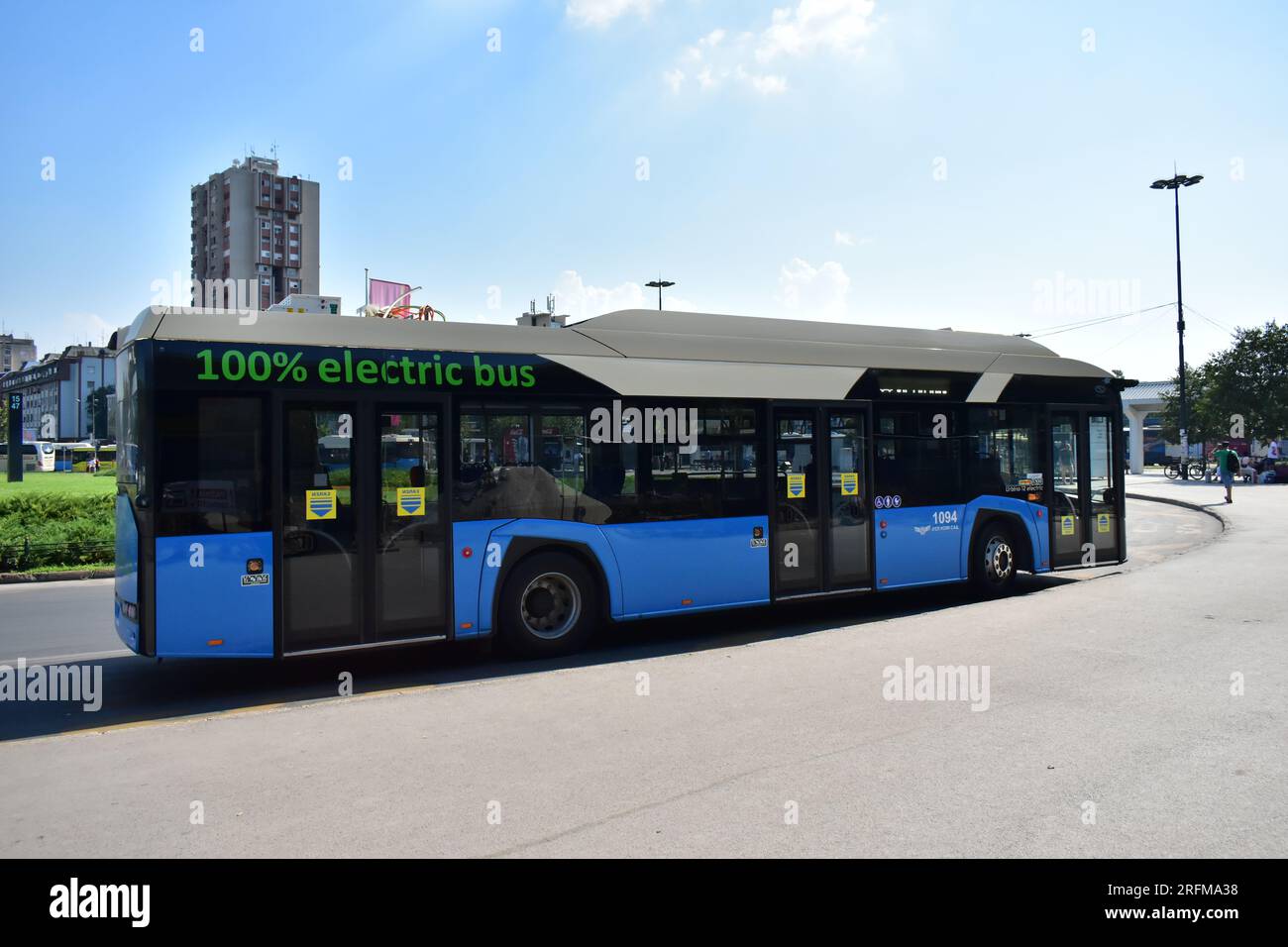 Electric bus in Novi Sad, Serbia. Solving environmental issues with ...