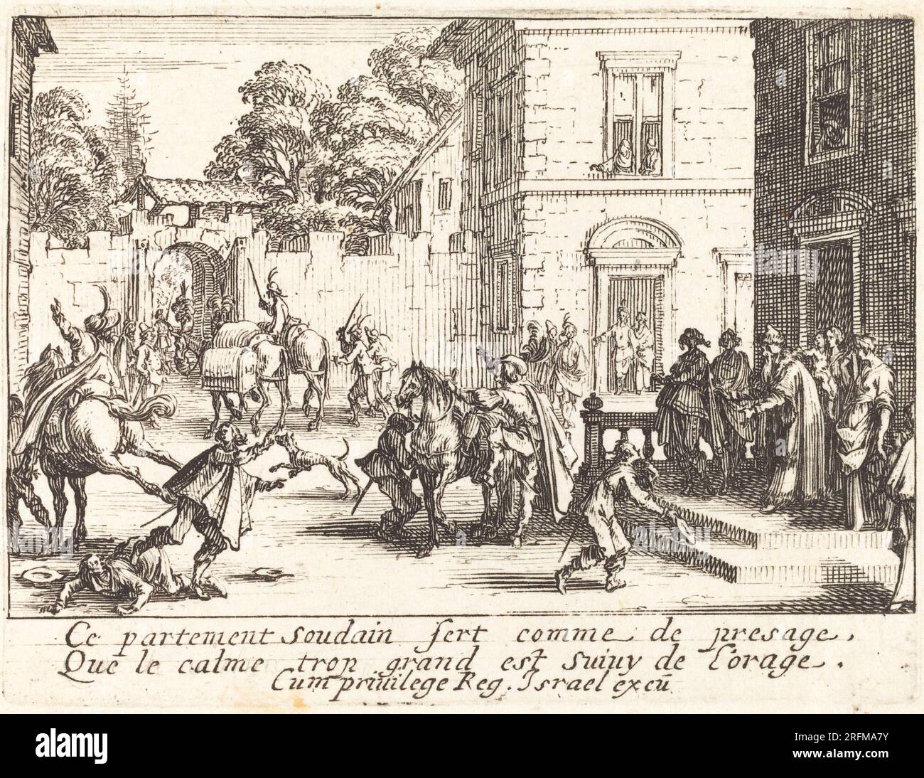 "Jacques Callot, The Departure, etching, R.L. Baumfeld Collection, 1969 ...