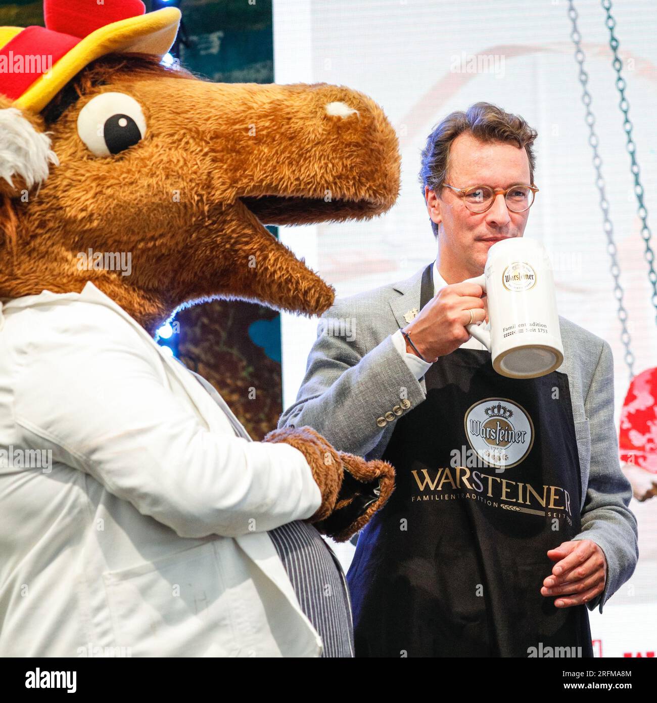 Herne, Germany. 04th August, 2023. Prime Minister of North Rhine ...