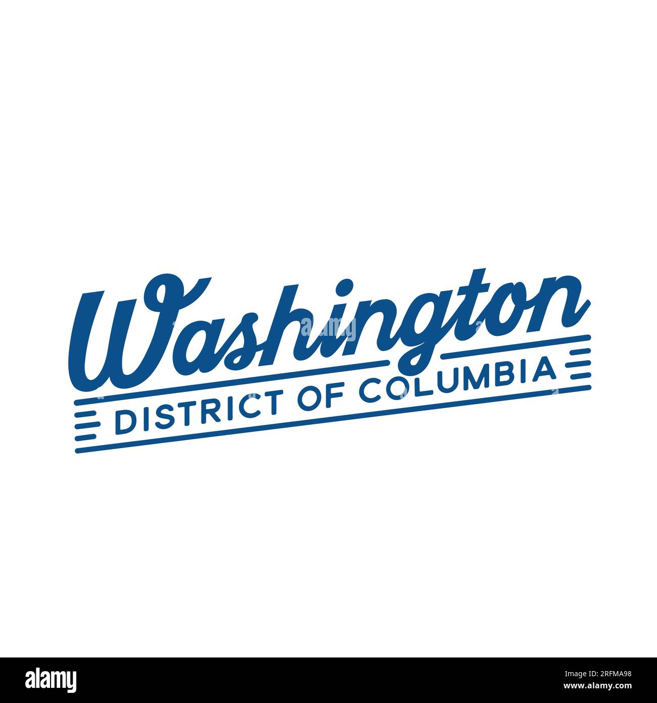 Washington lettering design. Washington, D.C. typography design. Vector ...