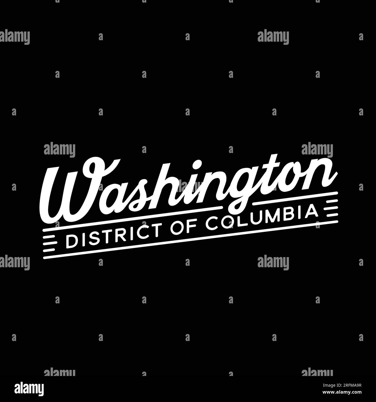 Washington word Stock Vector Images - Alamy