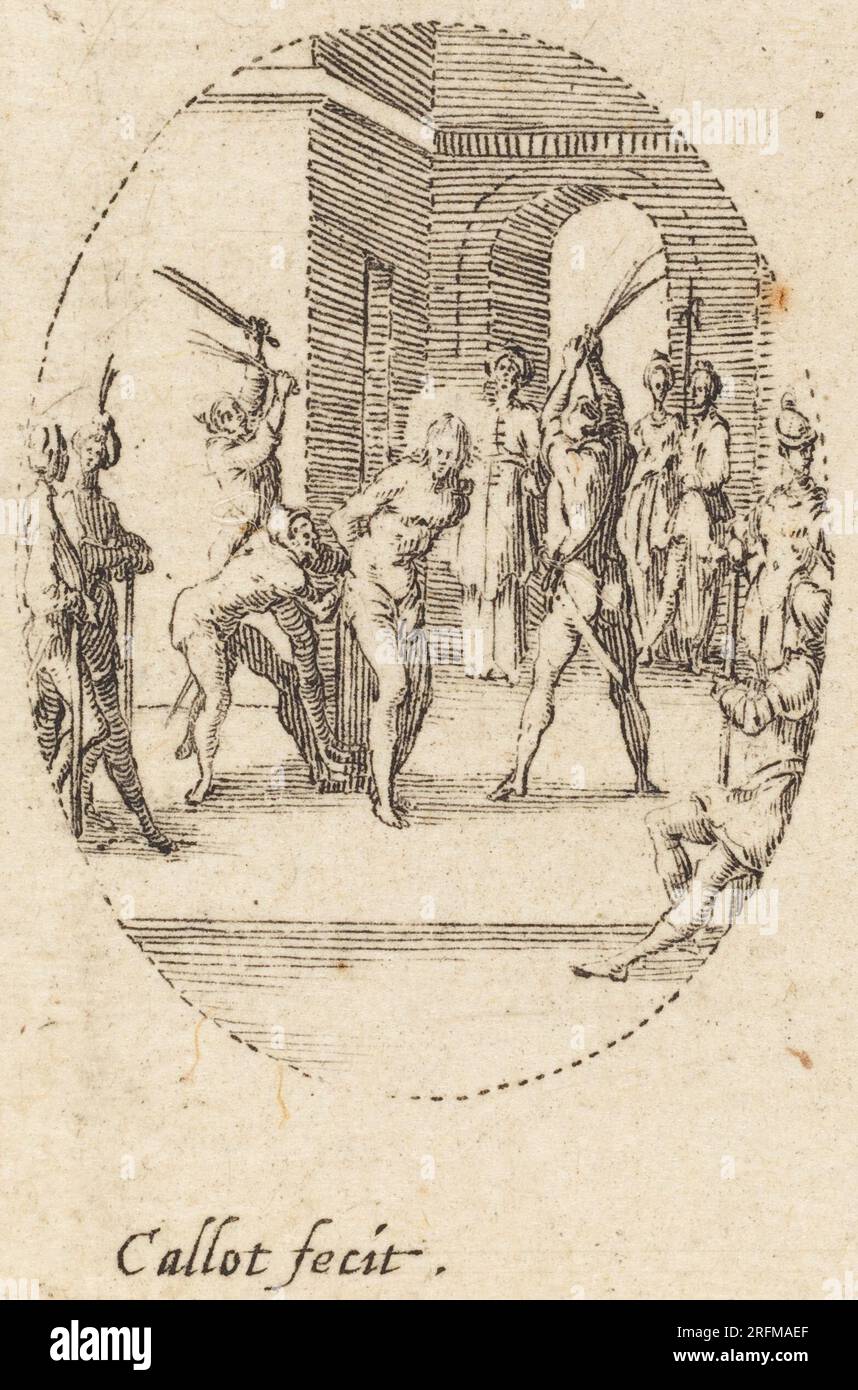 "Jacques Callot, Crowning with Thorns, c. 1631, etching, R.L. Baumfeld ...