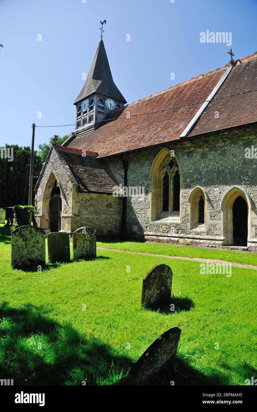 St Andrew's church, Wootton Rivers, Wiltshire, England Stock Photo - Alamy