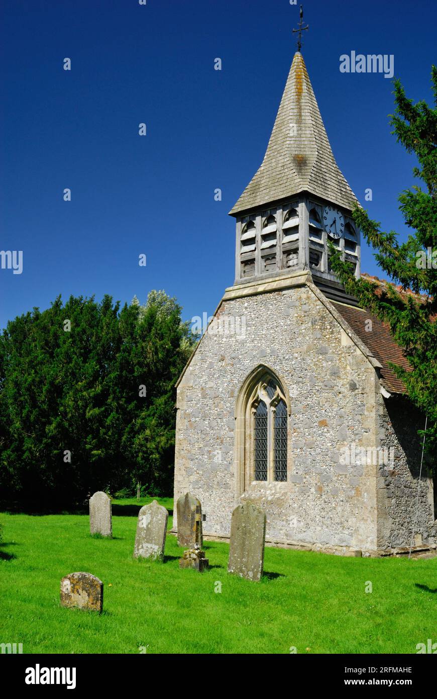 St Andrew's church, Wootton Rivers, Wiltshire, England Stock Photo - Alamy