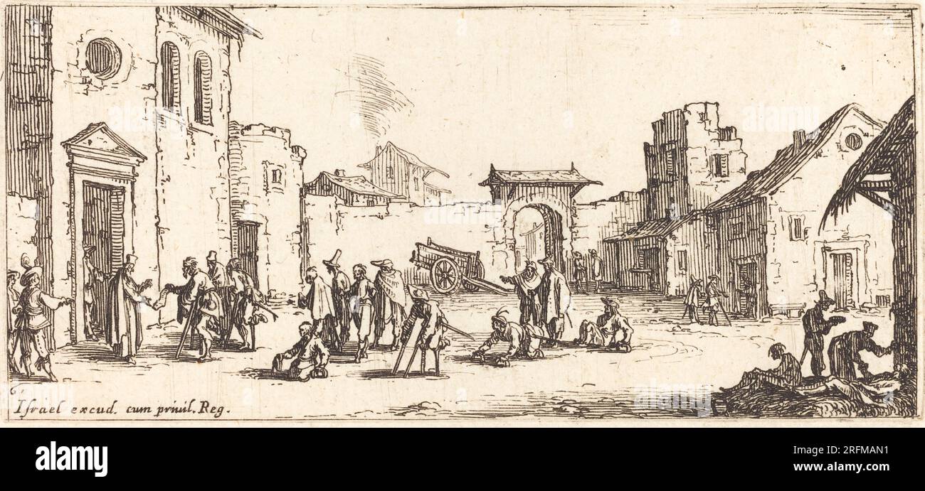 "Jacques Callot, The Hospital, c. 1633, etching, R.L. Baumfeld ...