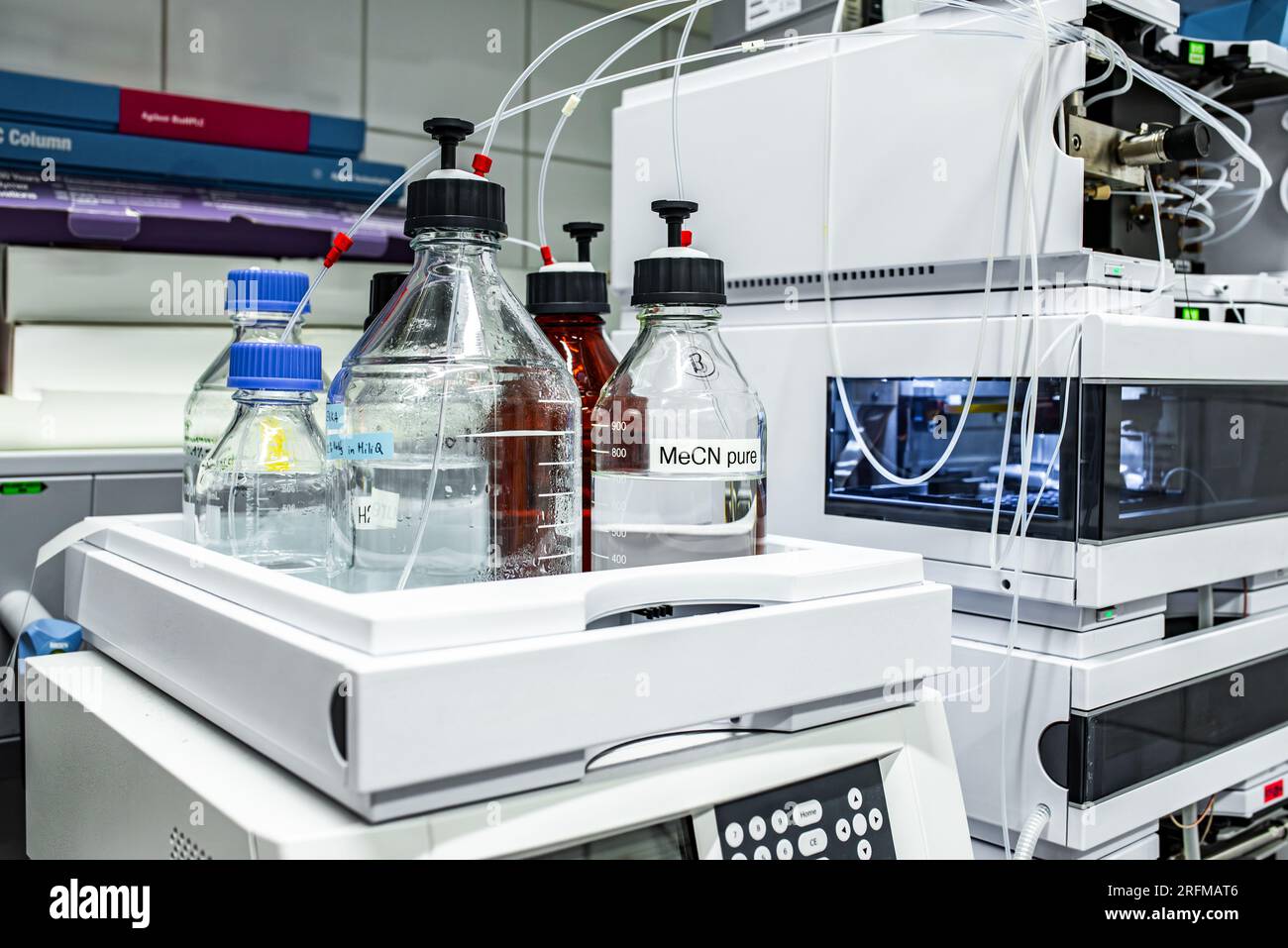 Stock solutions for a purpose of liquid chromatography analysis ...