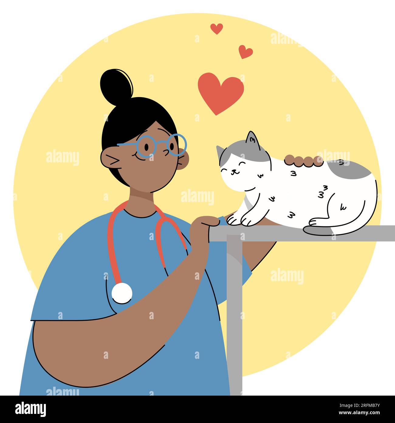 India animal doctor Stock Vector Images - Alamy