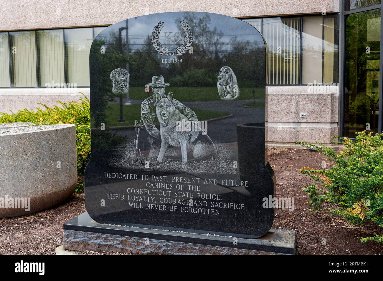 Middletown, CT - May 4, 2023: The Connecticut State Police K9 Memorial ...