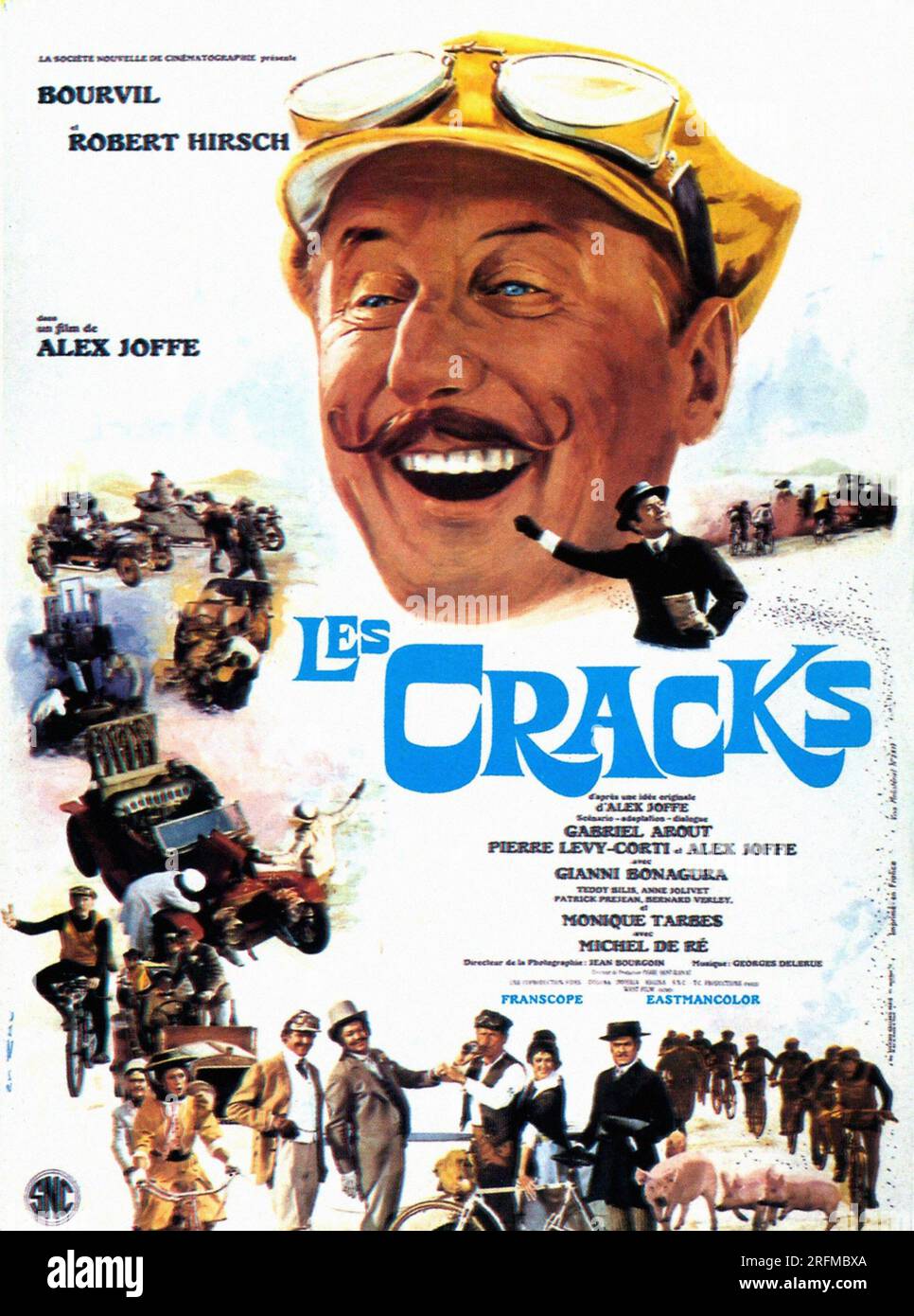 Les Cracks Year : 1968 France Director : Alex Joffé French poster Stock Photo - Alamy