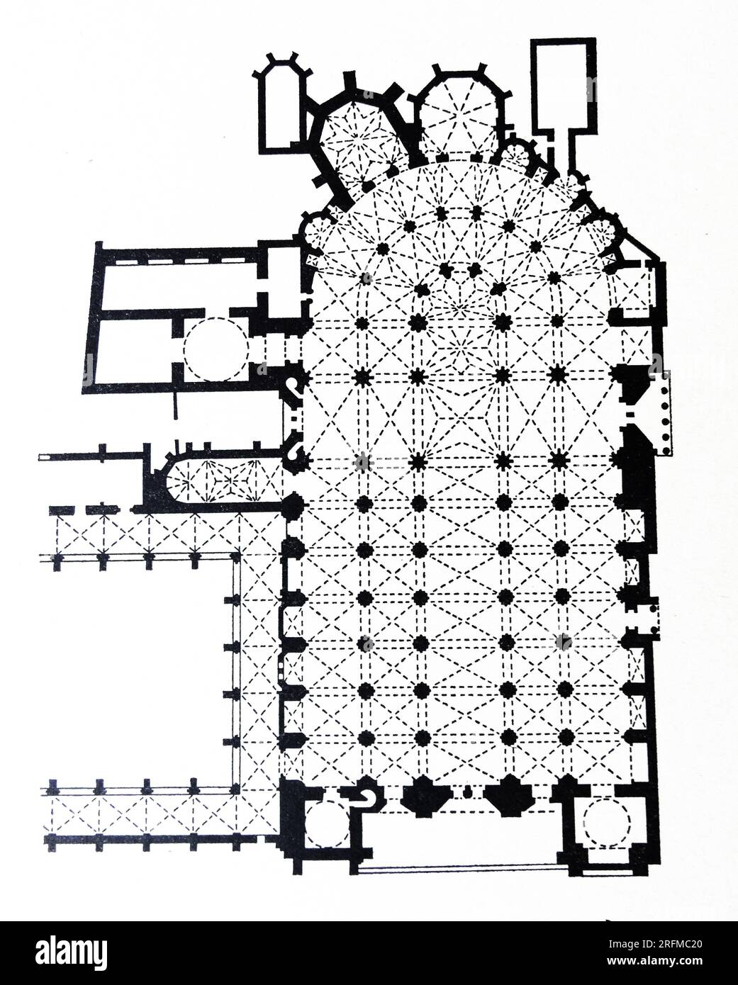 Toledo Cathedral floor plan. The Primate Cathedral of Saint Mary of ...