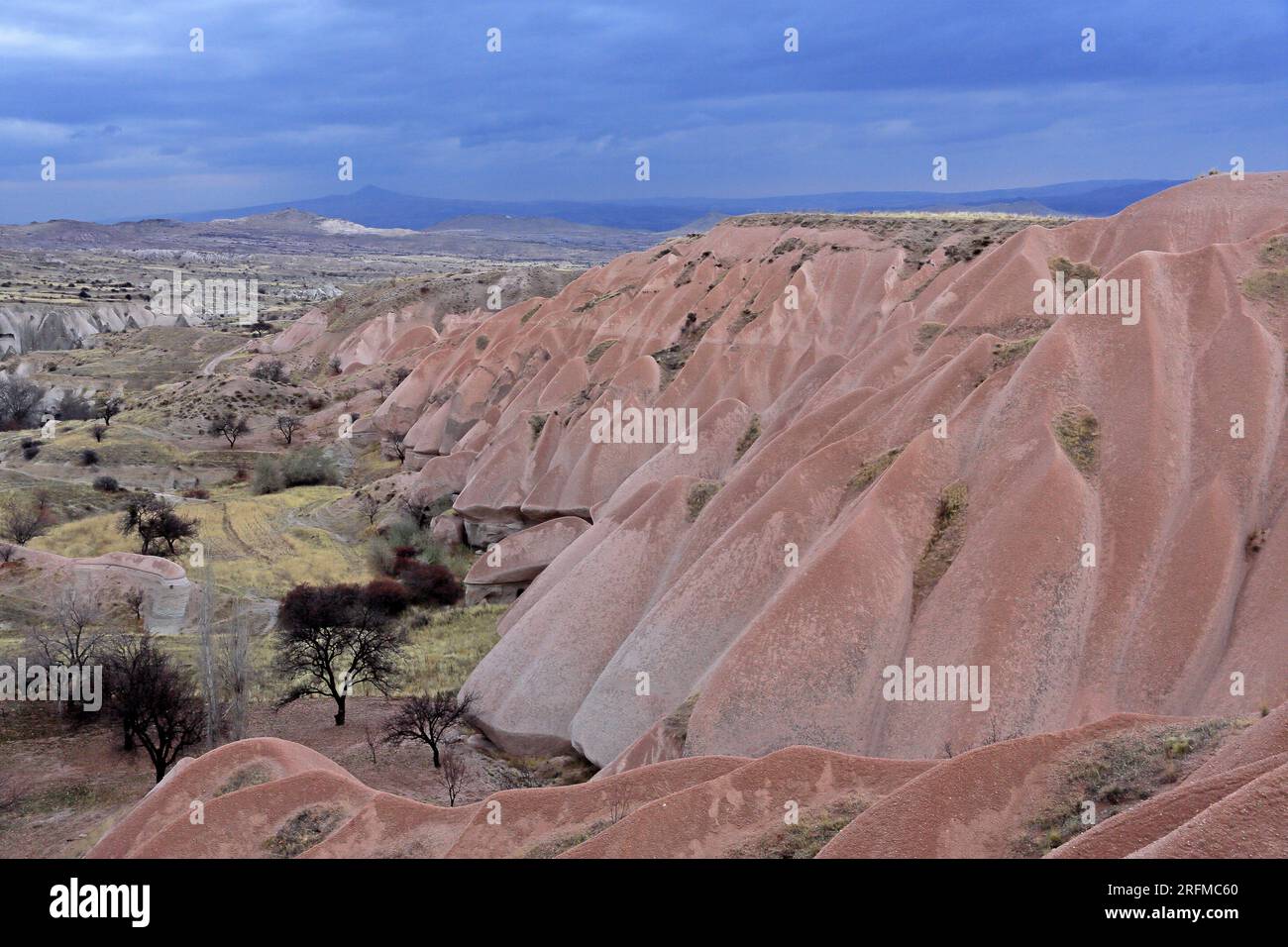 Turquie, Cappadoce, paysage naturel classé au patrimoine de l' UNESCO ...