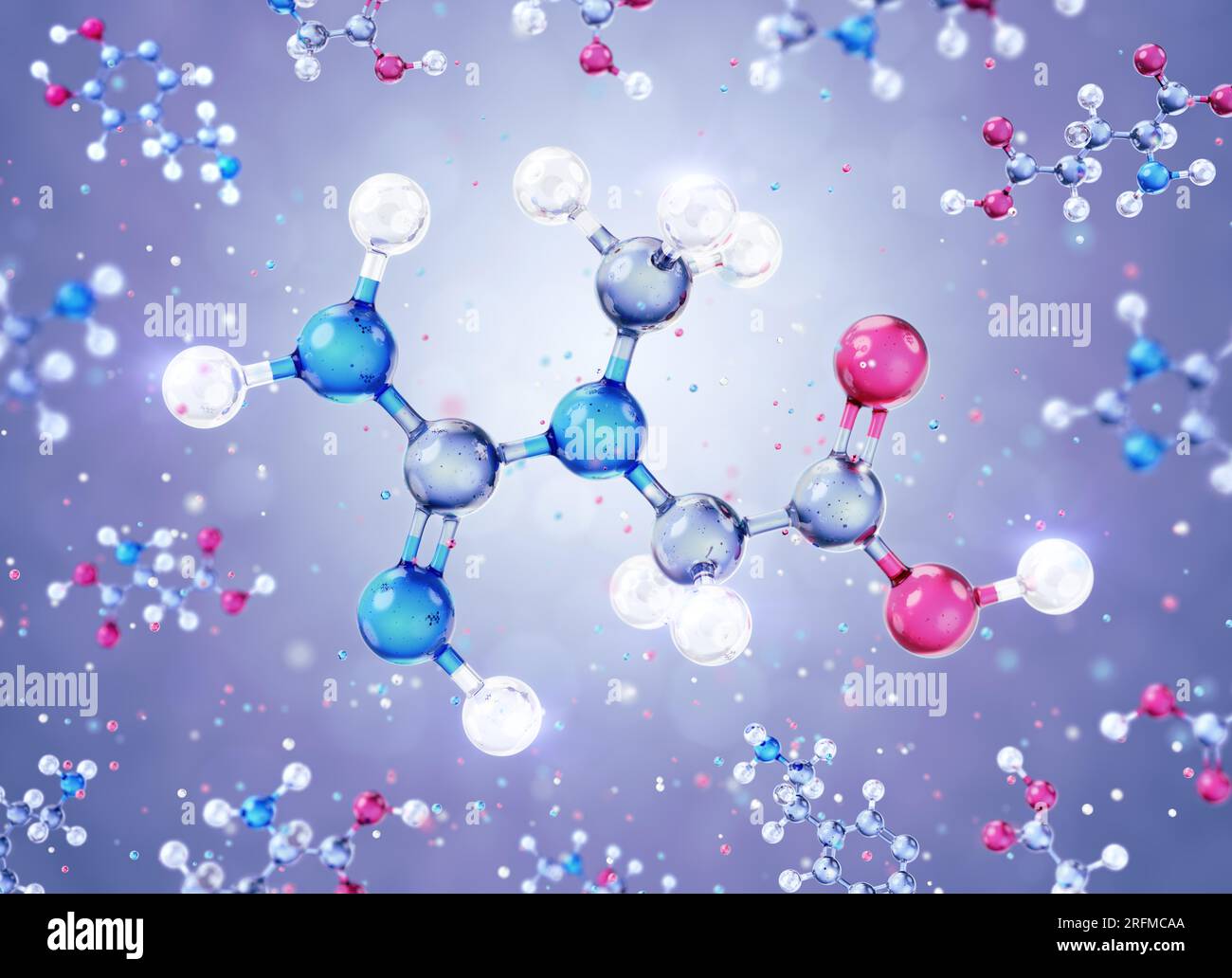 A Molecule of Creatine Stock Photo - Alamy