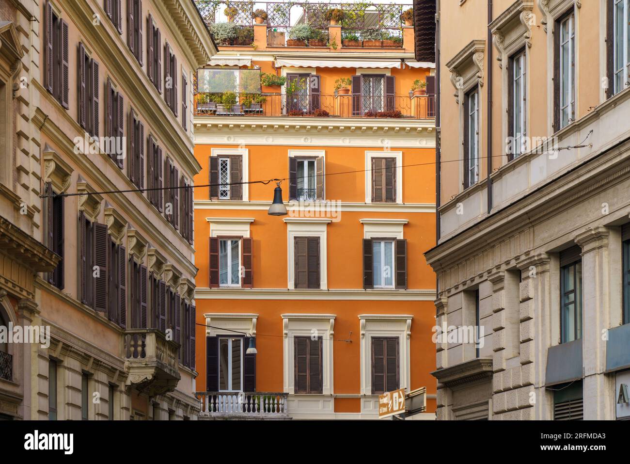 Italy, Rome, Via Poli Stock Photo - Alamy