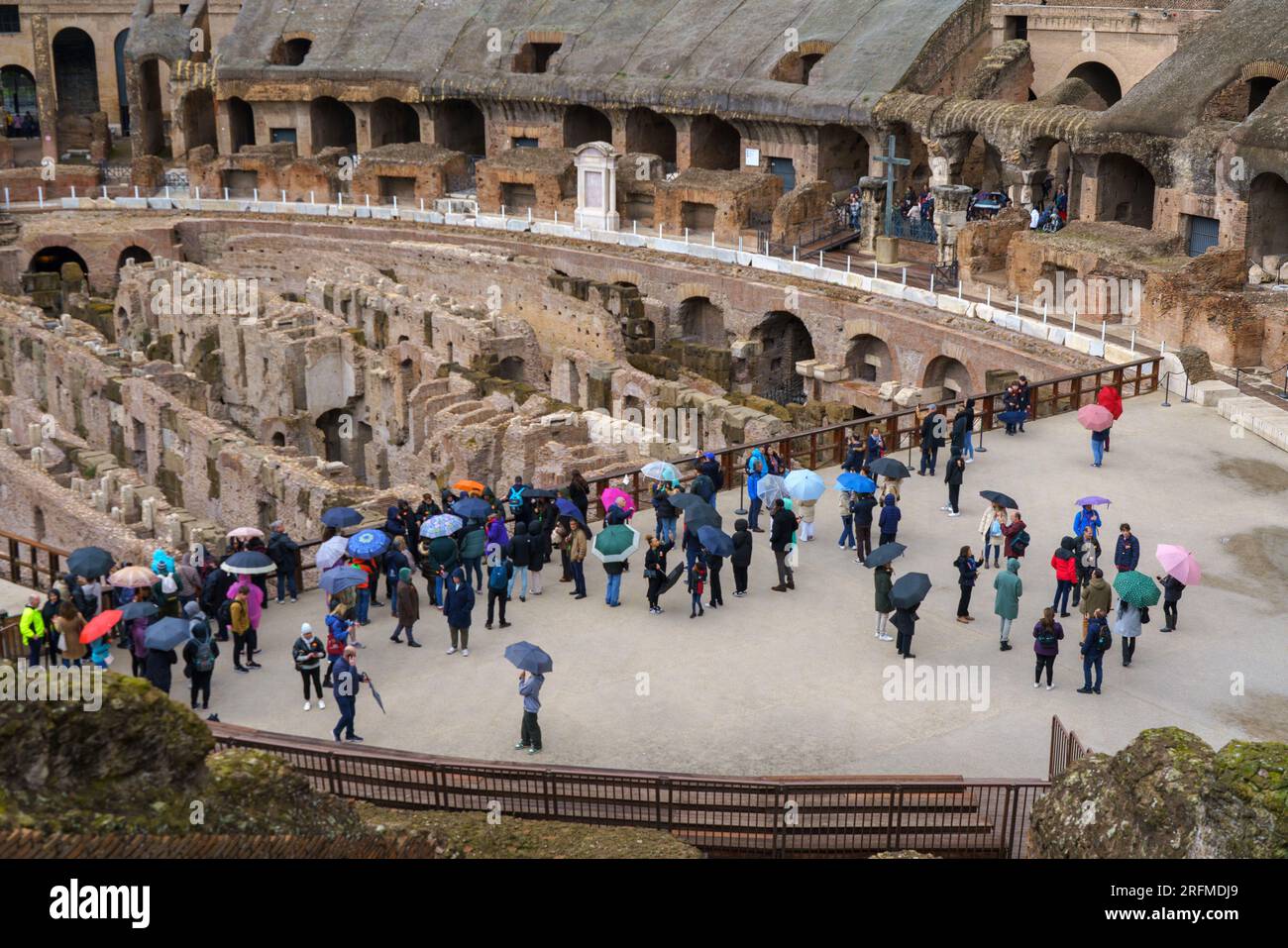 Rome colosseum rain hi-res stock photography and images - Alamy