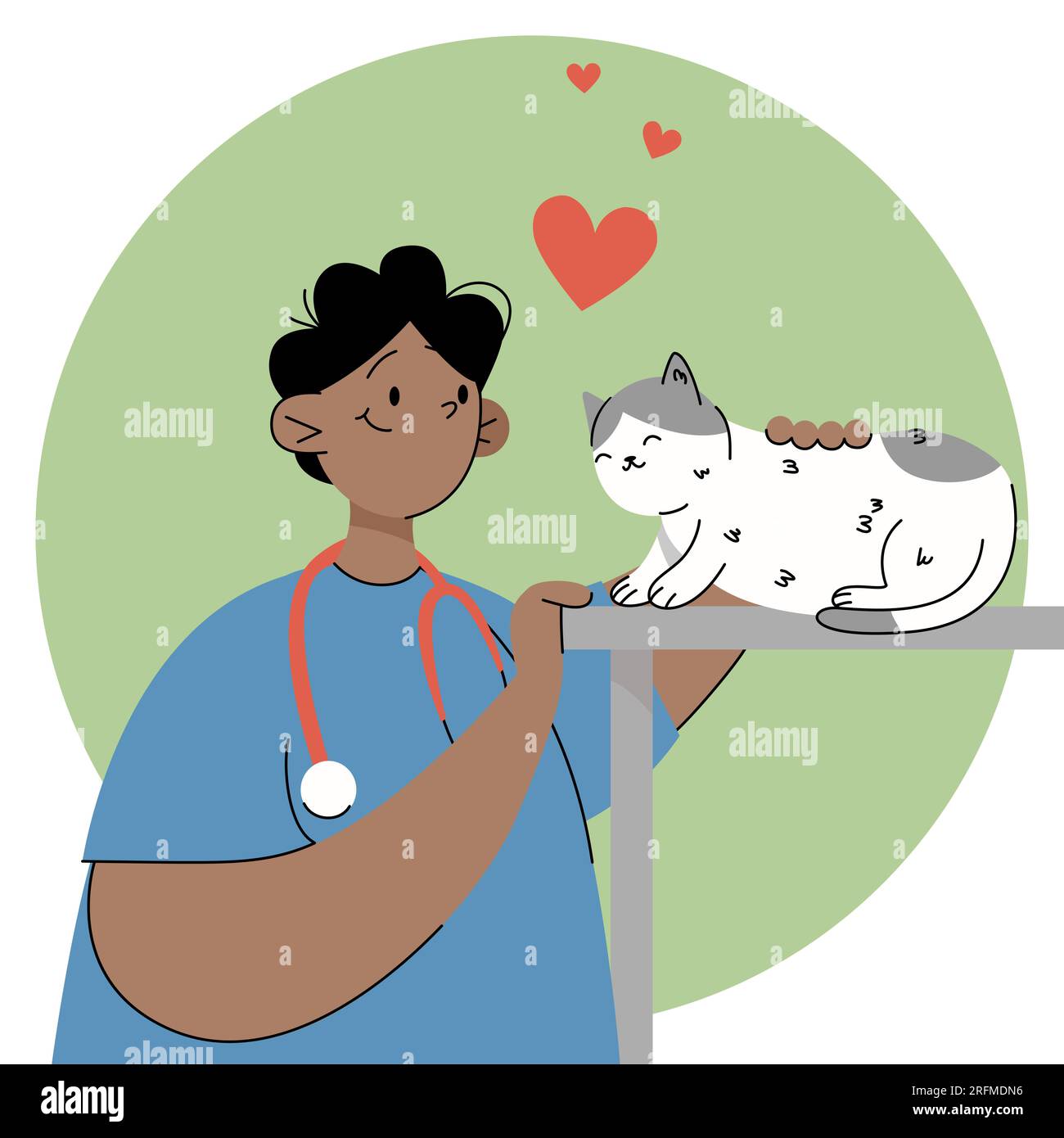 Profession african american Stock Vector Images - Alamy