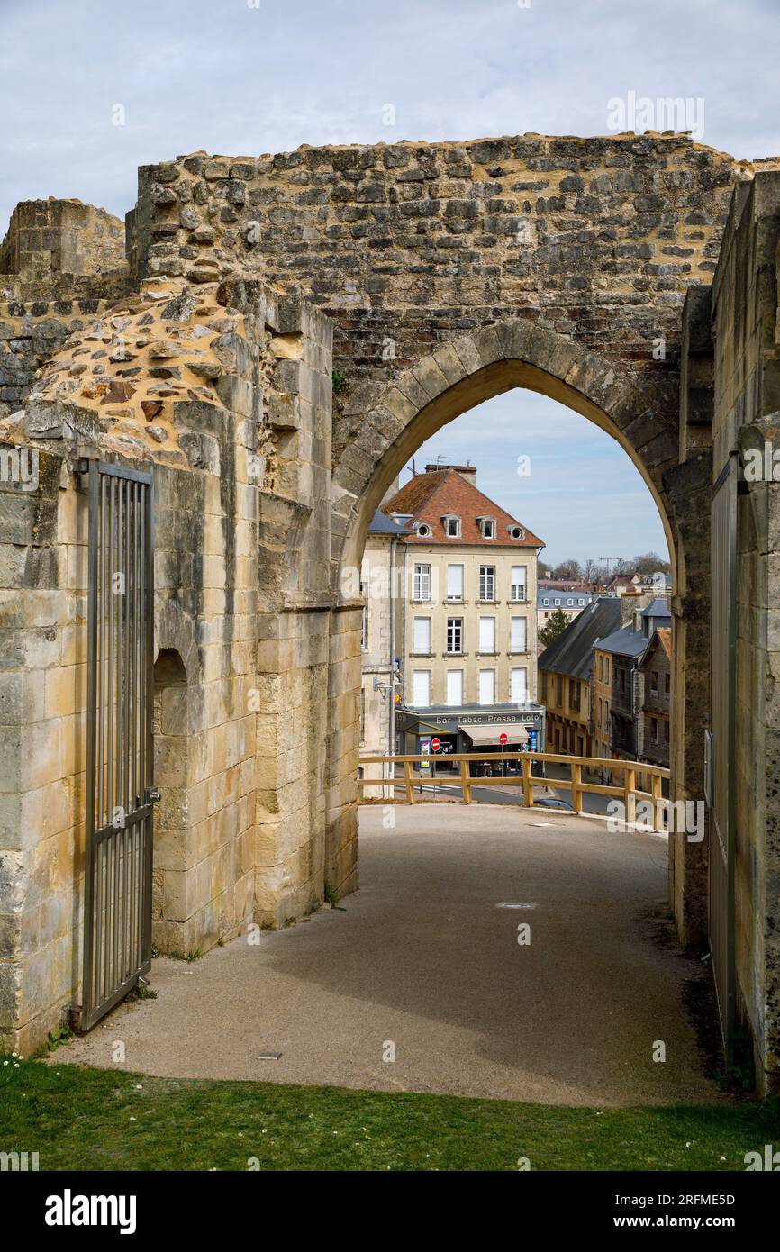 Falaise castle entrance hi-res stock photography and images - Alamy