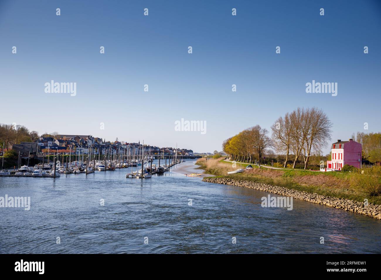 France, Hauts de France region, Somme, Baie de Somme, Saint-Valery-sur ...
