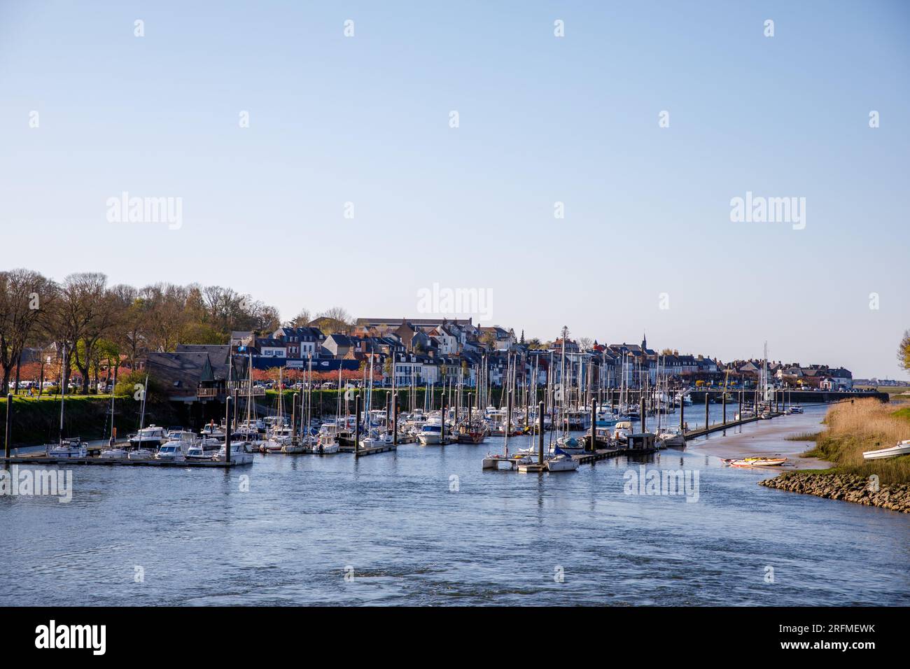 France, Hauts de France region, Somme, Baie de Somme, Saint-Valery-sur ...