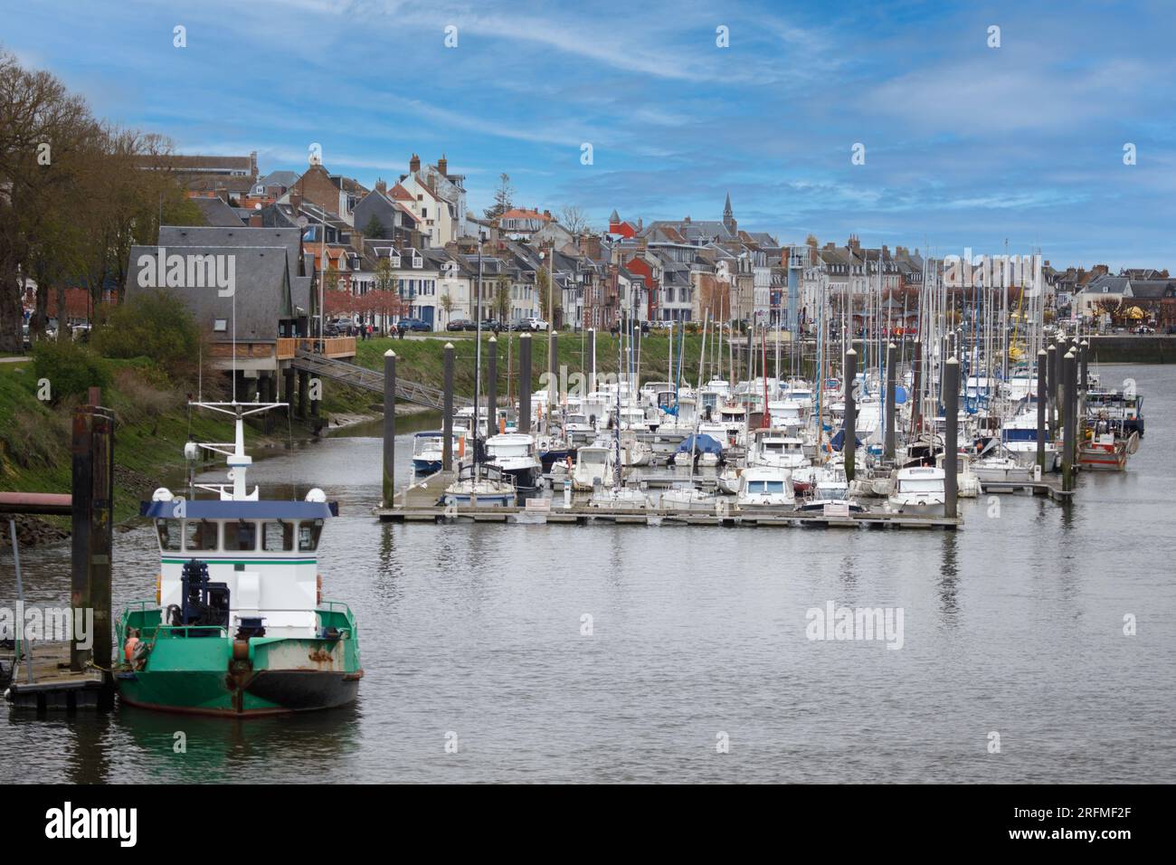 France, Hauts de France region, Somme, Baie de Somme, Saint-Valery-sur ...