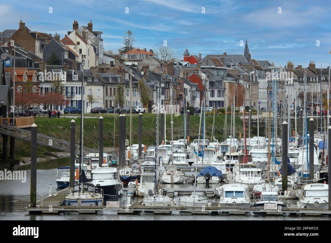 France, Hauts de France region, Somme, Baie de Somme, Saint-Valery-sur ...