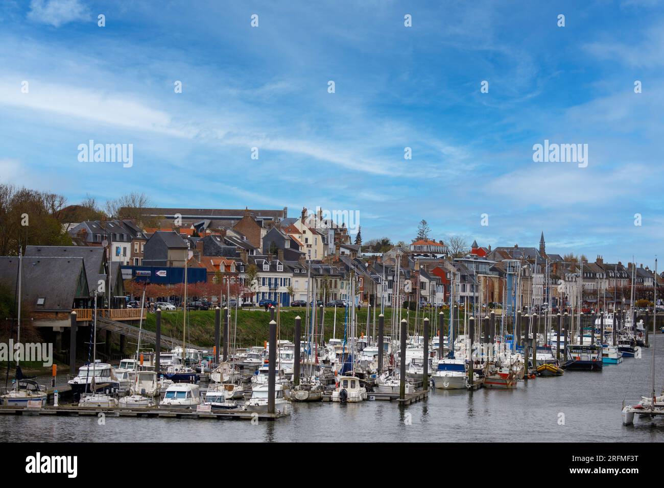 France, Hauts de France region, Somme, Baie de Somme, Saint-Valery-sur ...