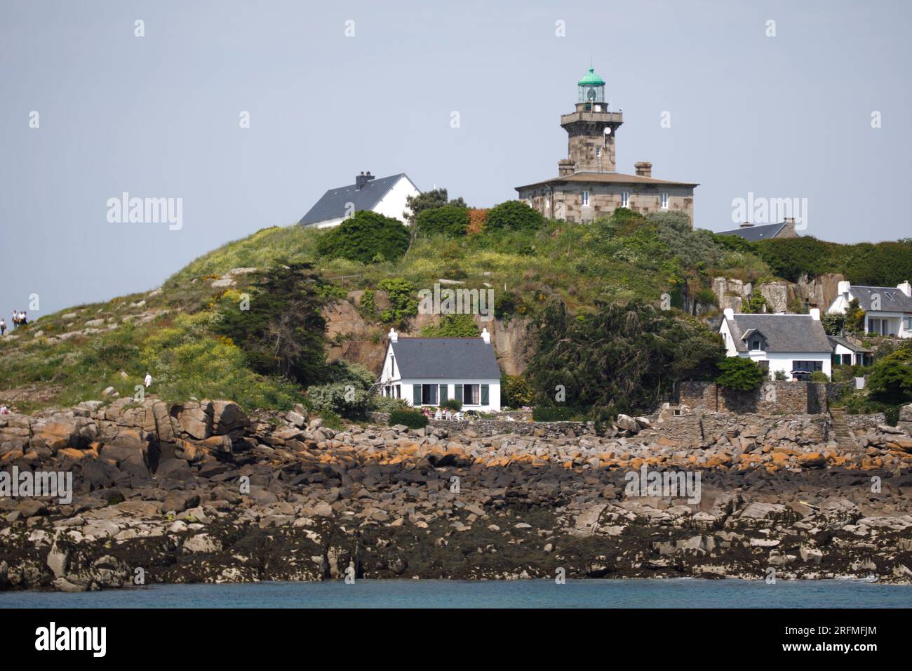 France, Normandy region, Manche, Chausey, in front of Granville, Grande ...