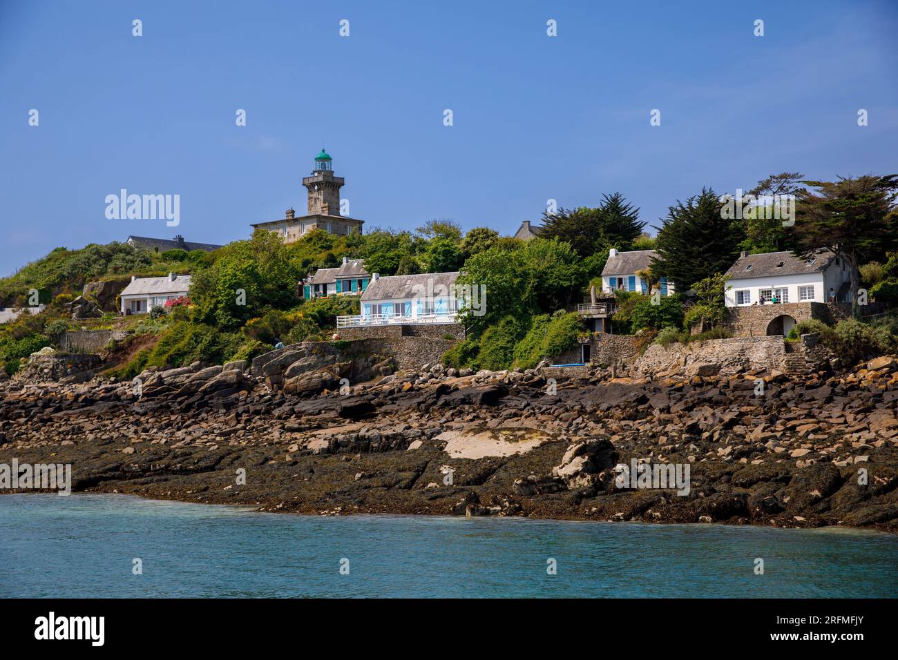 France, Normandy region, Manche, Chausey, in front of Granville, Grande ...