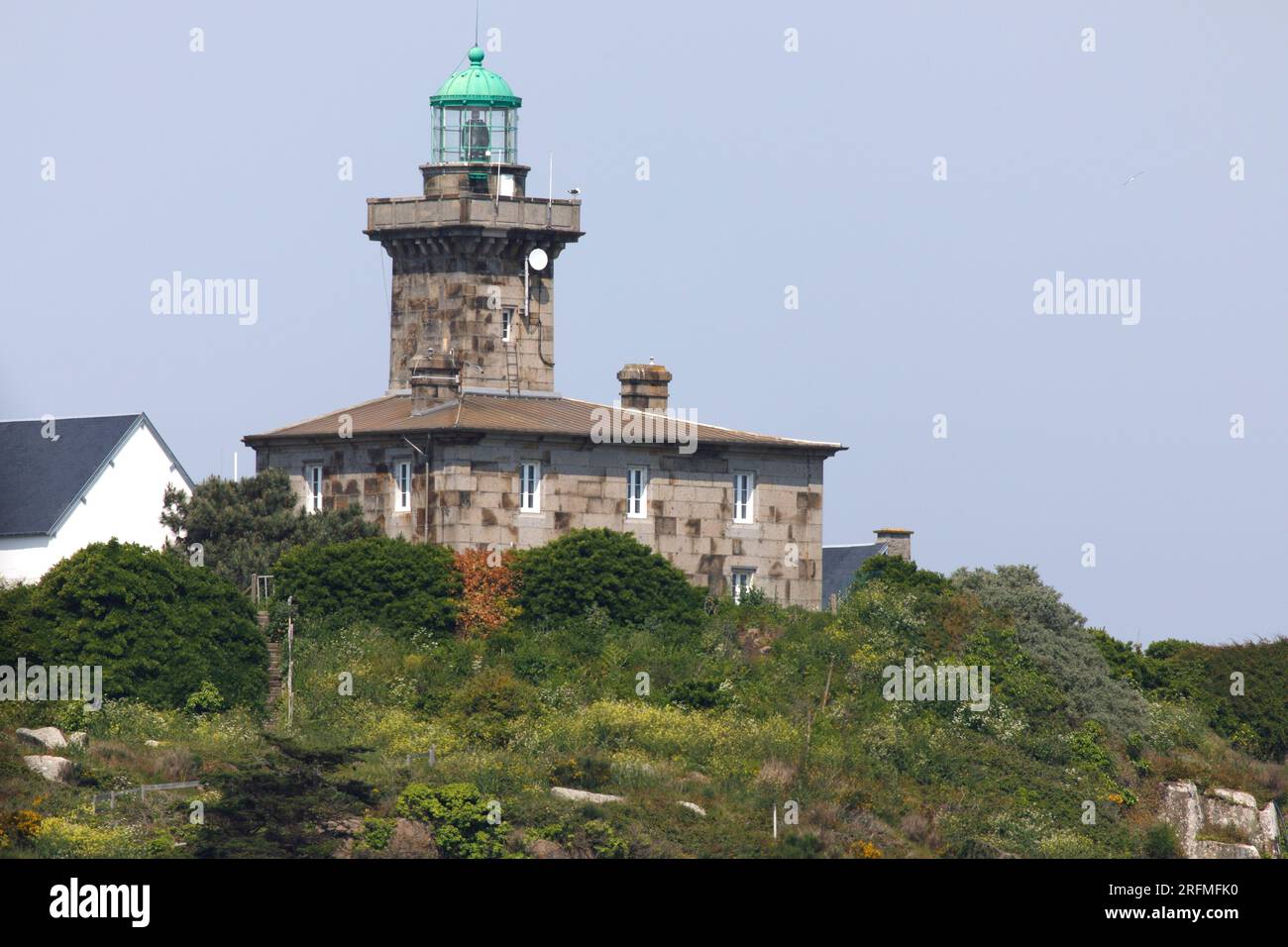France, Normandy region, Manche, Chausey, in front of Granville, Grande ...