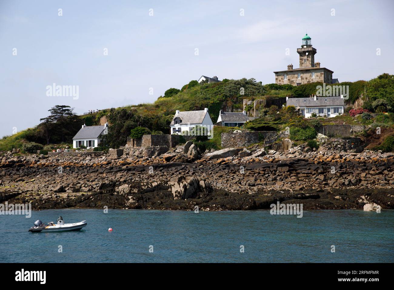 France, Normandy region, Manche, Chausey, in front of Granville, Grande ...