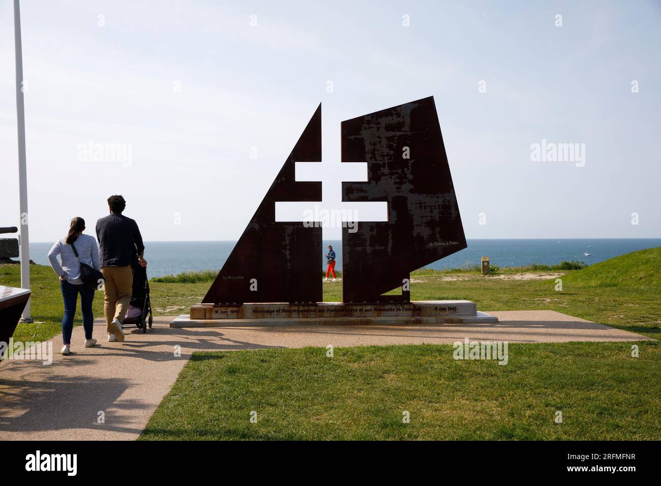 France, Normandy region, Manche, Granville, Pointe du Roc, Second World ...