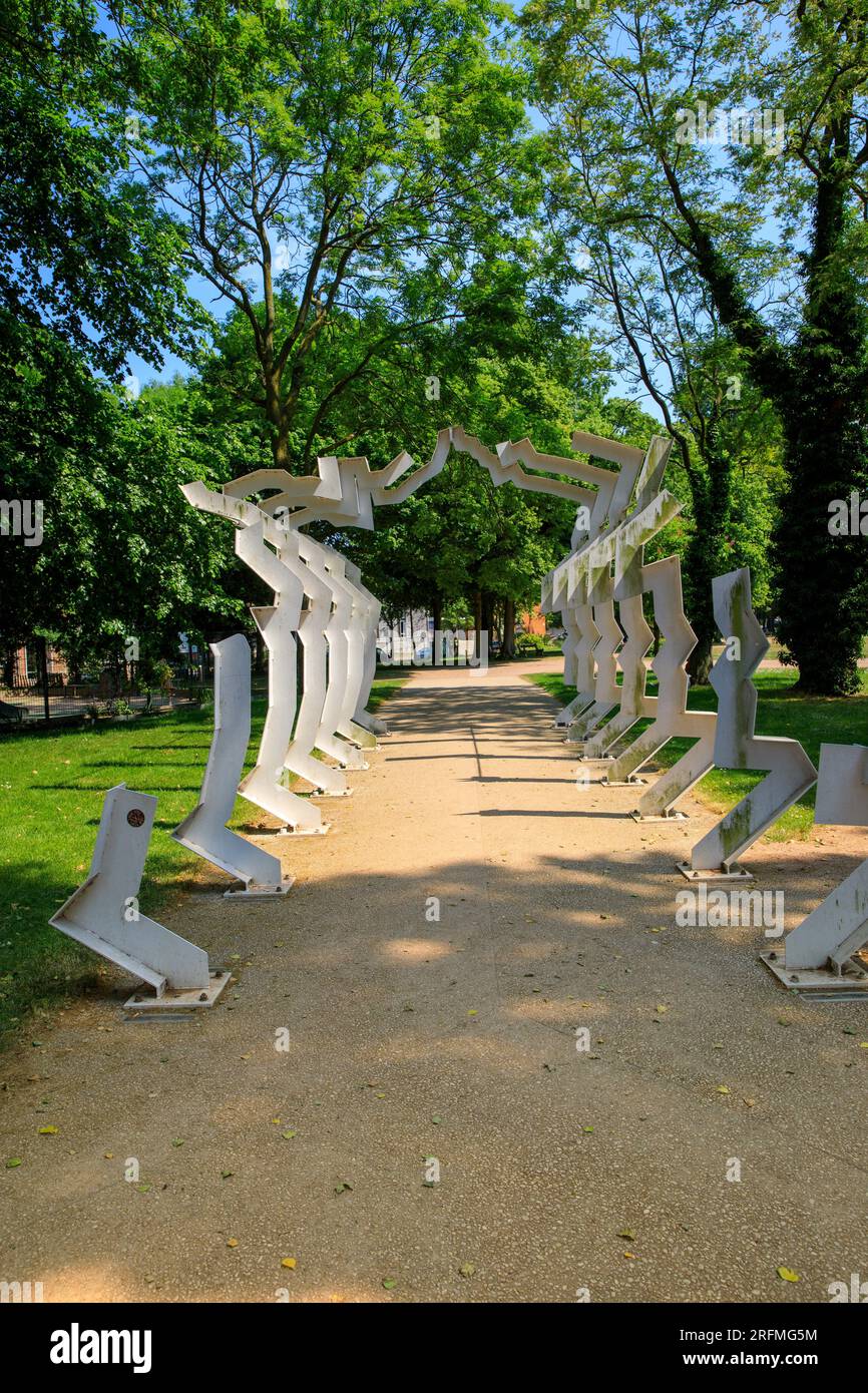 France, Hauts-de-France region, Pas-de-Calais, Calais, Parc Richelieu ...
