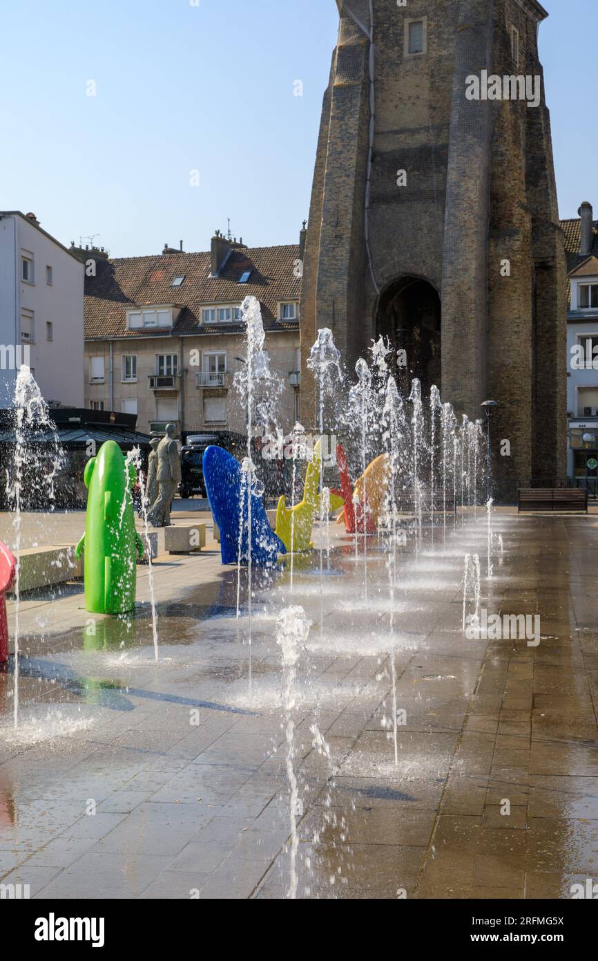 France, Hauts-de-France region, Pas-de-Calais, Calais, Place d'Armes ...